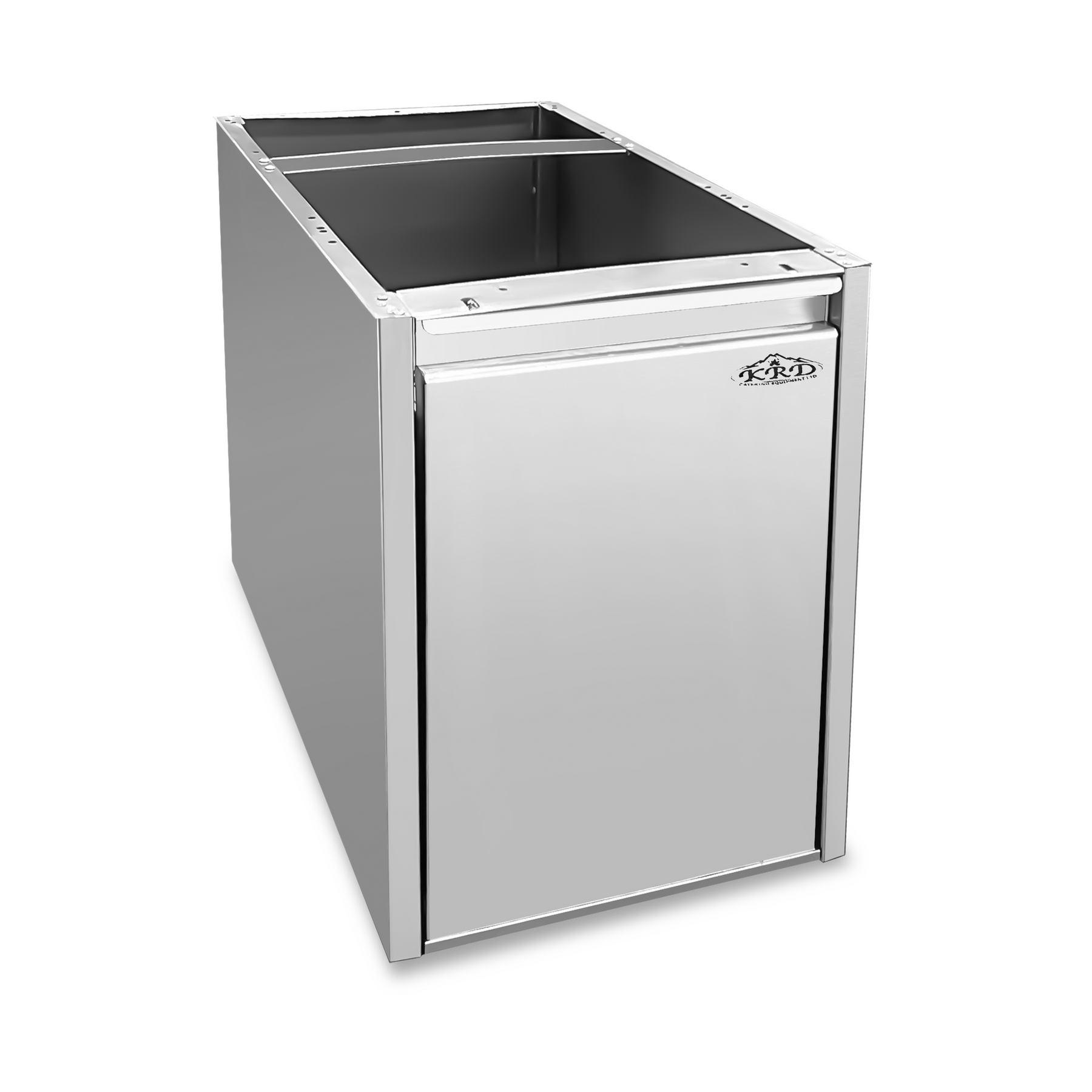 KRD Commercial Stainless Steel Waste Bin Soft Close 560x400x555mm MER4