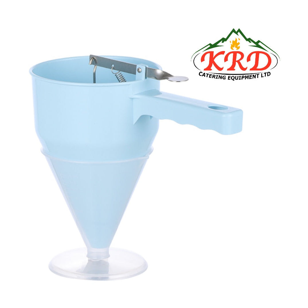 KRD Polypropylene Baking Funnel with Handle & Stand 1.2 litr