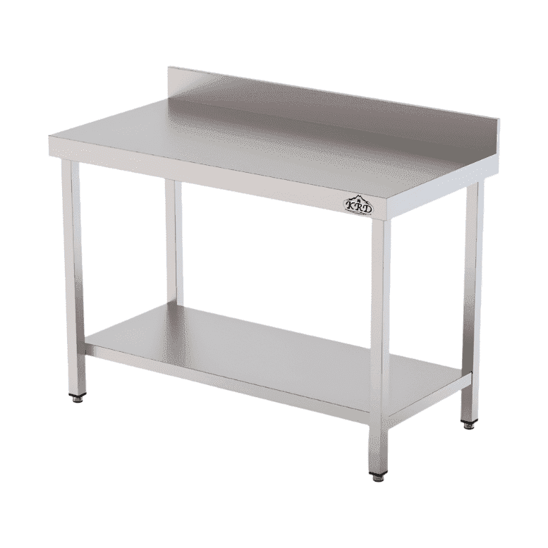 KRD Professional Work table Stainless steel Bottom shelf 1500(W)x850(H ...