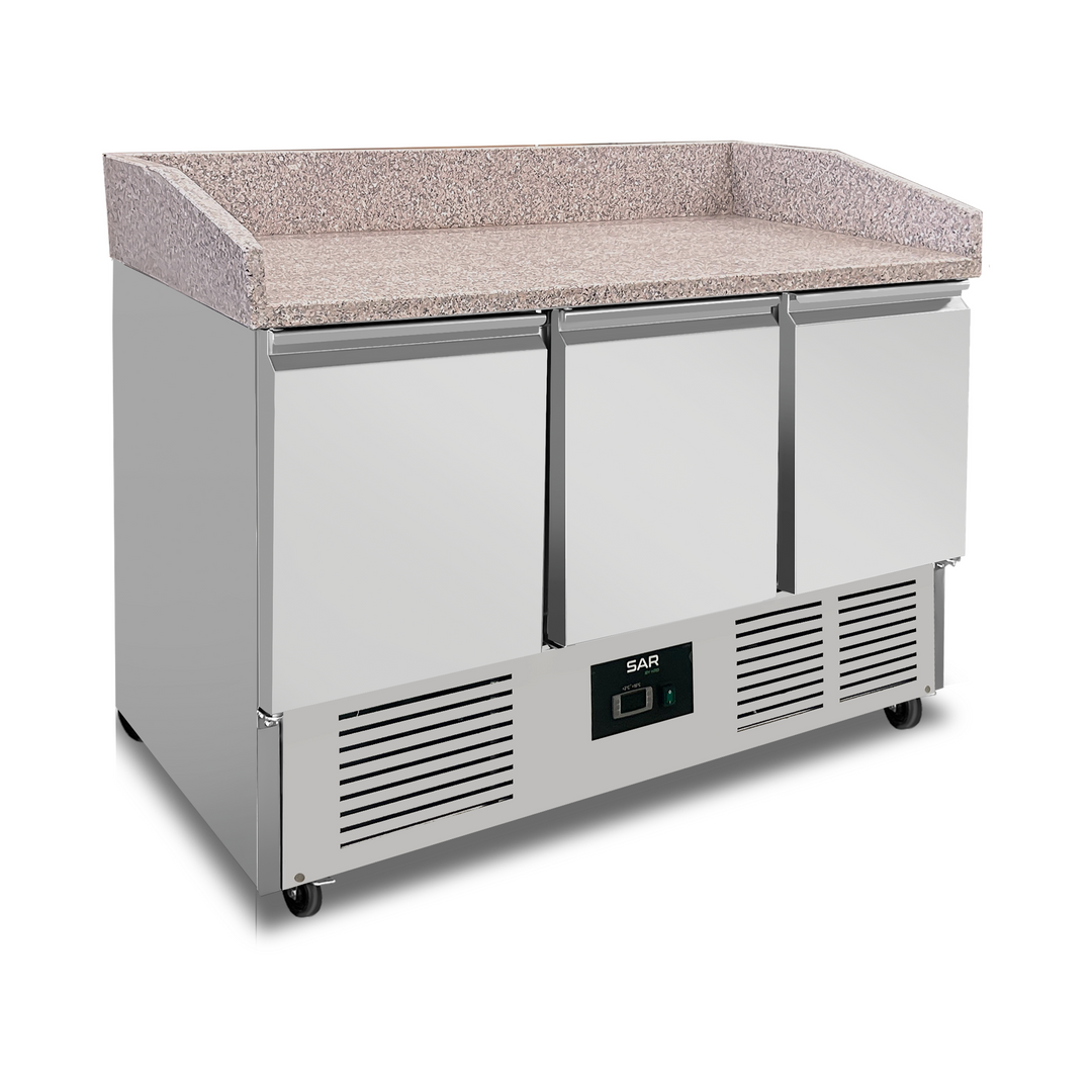 KRD Refrigerated Pizza & Bakery Counter 3 Doors Depth 700mm THPS903PZ